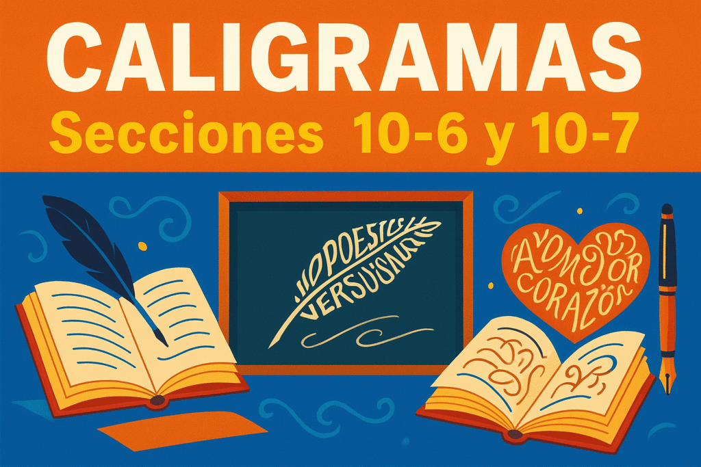 Caligramas (10-6 y 10-7) | Liceo José Joaquín Jiménez Núñez